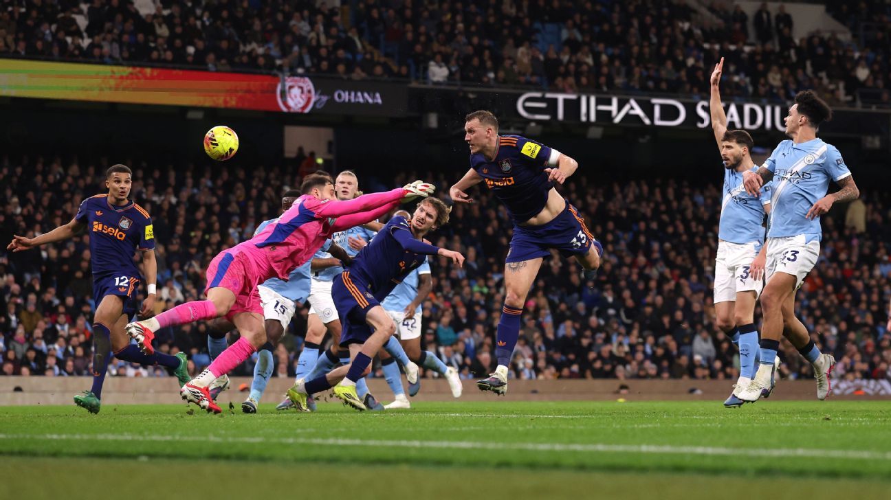 VAR Review: Controversial Offside Decision Affects City vs. Newcastle ...